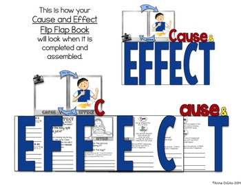 Cause and Effect Flip Flap Book® | Distance Learning – Simply Skilled ...