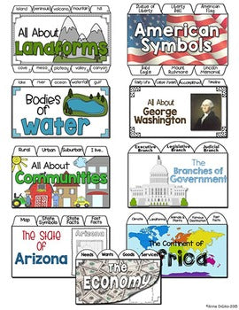 Social Studies Interactive Notebook Tab-Its® (Bundle) | Distance Learn ...