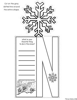 Snow Flip Flap Book® | Distance Learning – Simply Skilled Teaching