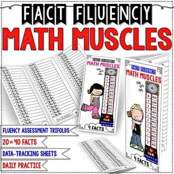FACT FLUENCY Math Muscles Trifolds Addition & Subtraction – Simply ...