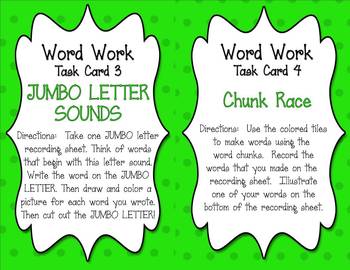 Word Work Literacy Centers – Simply Skilled Teaching