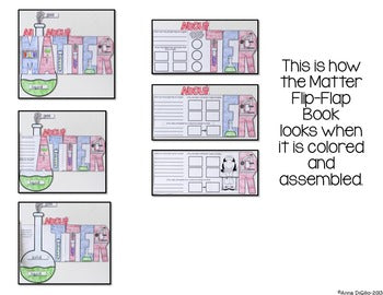 All About Matter Flip Flap Book® | Distance Learning – Simply Skilled ...
