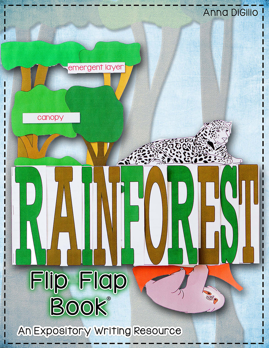 Rainforest Flip Flap Book® | Distance Learning – Simply Skilled Teaching