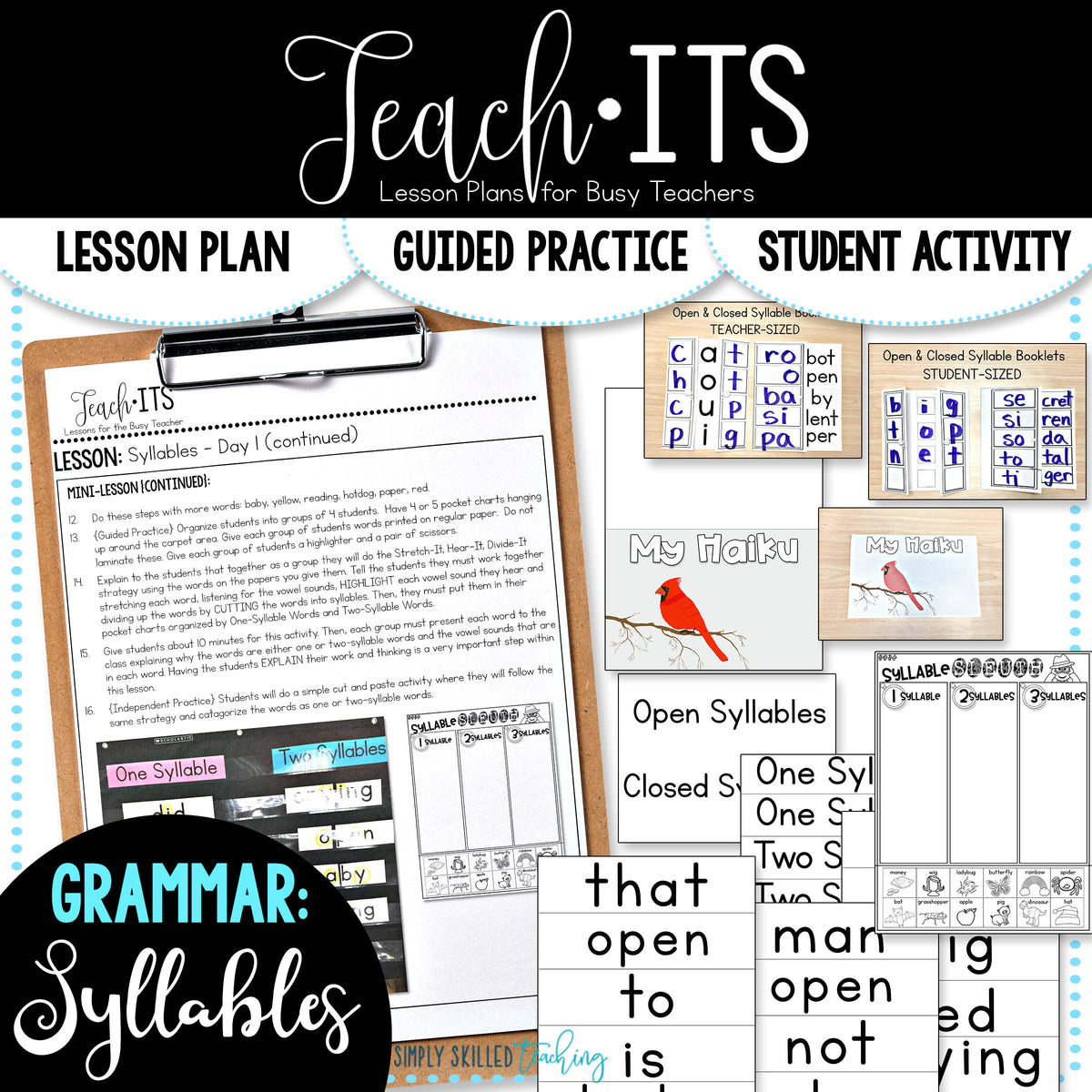 Syllables Lesson Plan – Simply Skilled Teaching